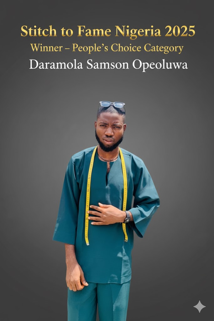 Ogungbe Lateefat crowned winner of Stitch to Fame Nigeria 2025 - The ...